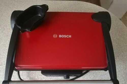 Электрогриль Bosch TCG4104, красный и черный