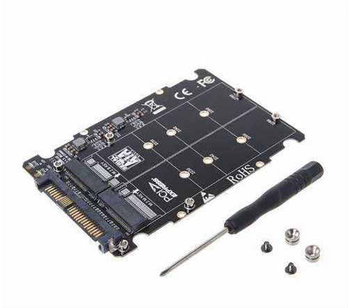 NVMe Key B/M ngff SSD на PCI-e U.2 SFF-8639