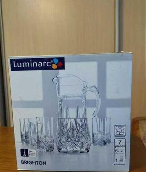 Набор luminarc кувшин и стаканы