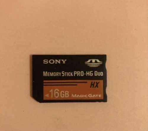 Карта памяти PSP 16GB Memory Stick PRO-HG Duo