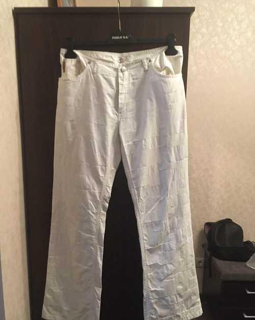 Брюки белые Armani Jeans