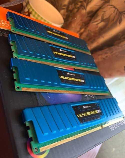 16 GB corsair Vengeance DDR3 - 4x 4гб 1600