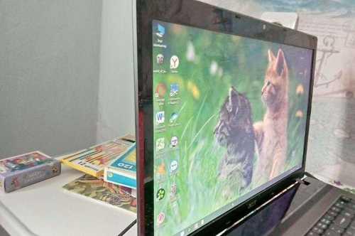 Игровой ноутбук 17” Acer aspire 7750G core i5