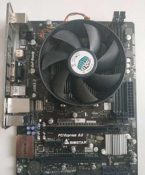 Комплект AMD A8-7600+Biostar FM2+ 4GB DDR3+Cooler
