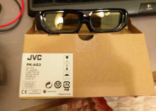 Комплект 3D очки JVC PK-AG2-B и 3D эмиттер PK-EM1