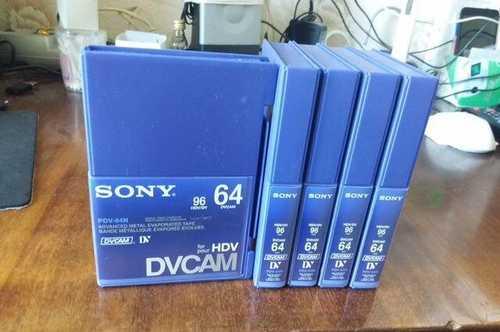 Новые видеокассеты sony dvcam 64 для HDV\DV