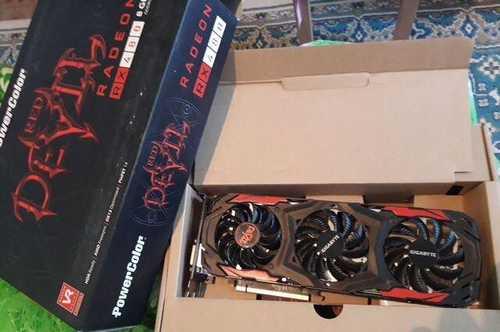 Видеокарта rx480 8gb