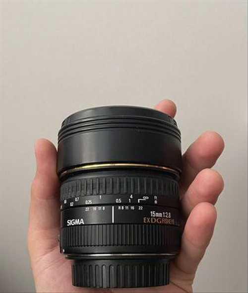 Sigma 15mm 2.8 canon