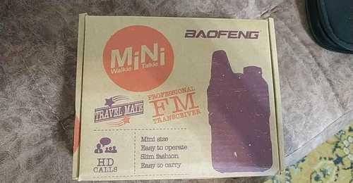 Рация Baofeng BF-T1 mini с гарнитурой