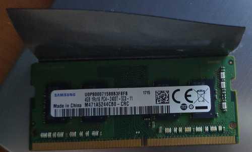 Оперативную память Sumsung sodimm 2400 4gb 2 шт