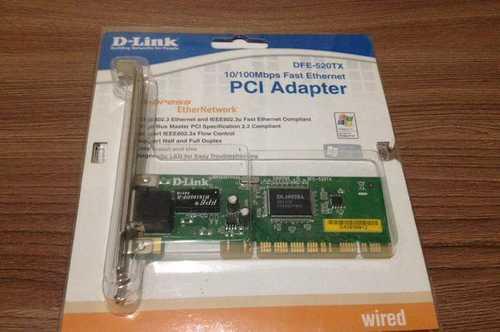 Сетевая карта pci d link dfe 520tx