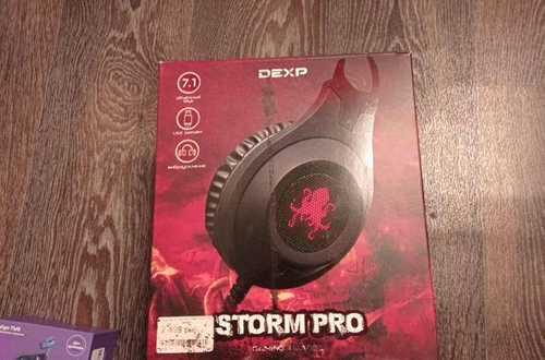 Проводная гарнитура dexp Storm Pro черный