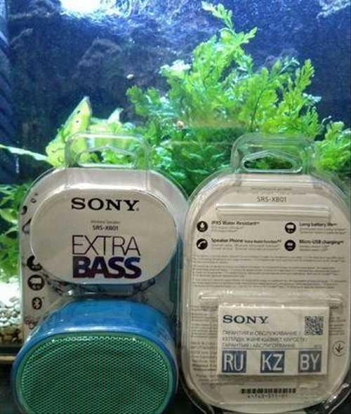 Беспроводная колонка Sony XB01 Extra Bass Blue, Bl