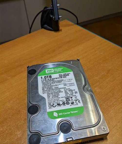 Жесткий диск HDD Western Digital Green Caviar 1Tb