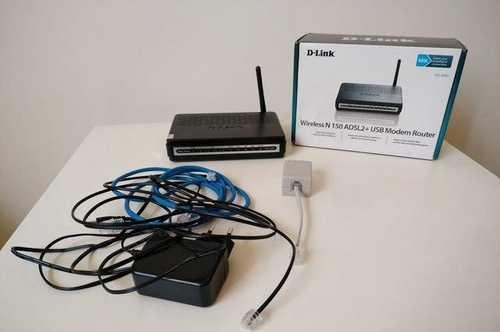 D-link wireless N 150 adsl2+USB Modem Router