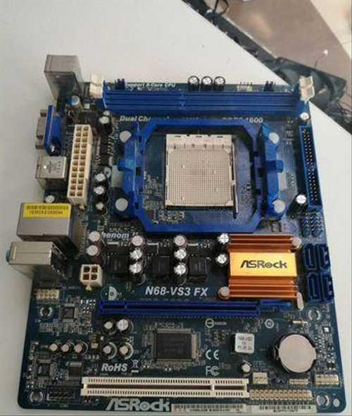 Материнская плата Asrock am3+ N68-VS3 FX