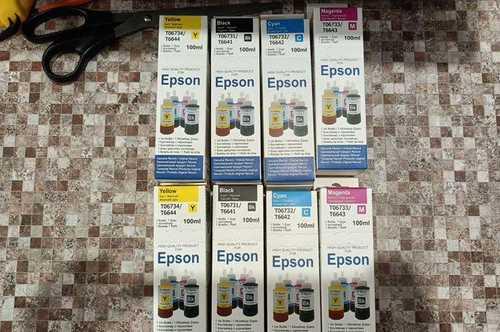 Чернила Revcol T664 для Epson 2 комплекта 4 цвета