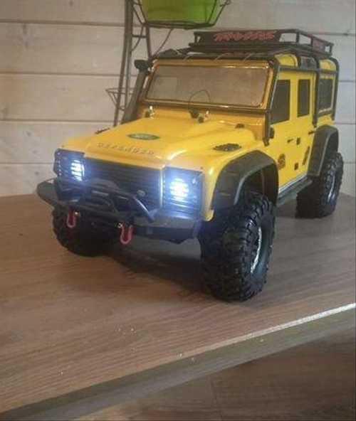 Rc модель, land rover defender trx 4