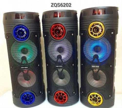 Портативная колонка bt speaker zqs-6202 bluetooth