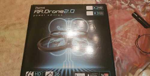 Квадрокоптер AR Drone 2.0 Power Edition