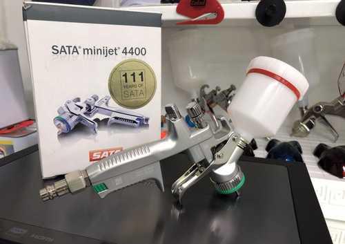 Авито сата. SATA Minijet 4400. Краскопульт SATA Minijet. SATA Minijet 4400 1.0 HVLP. SATA Minijet 4400 b HVLP дюза 1.4 мм..