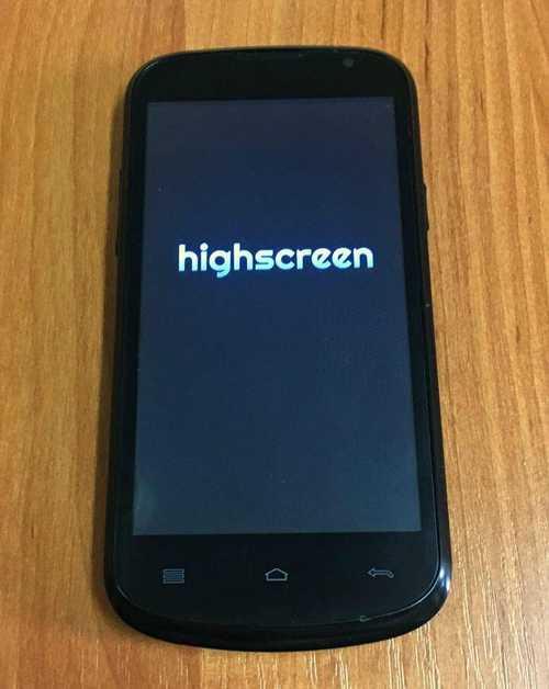 Телефон Highscreen Alpha Rage (black)