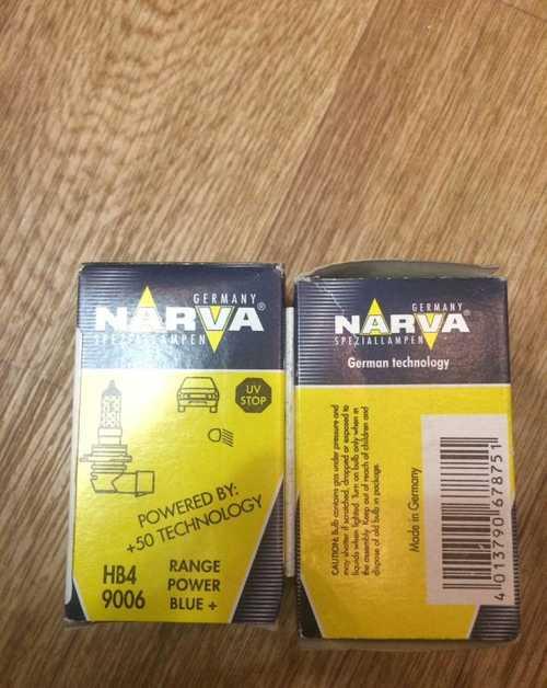 Новые лампочки Narva hb4
