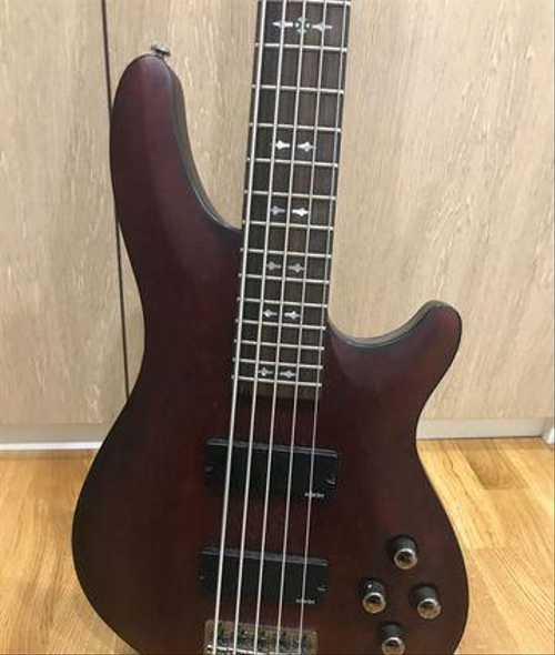 Бас-гитара 5-струнная Schecter Omen-5 WSN