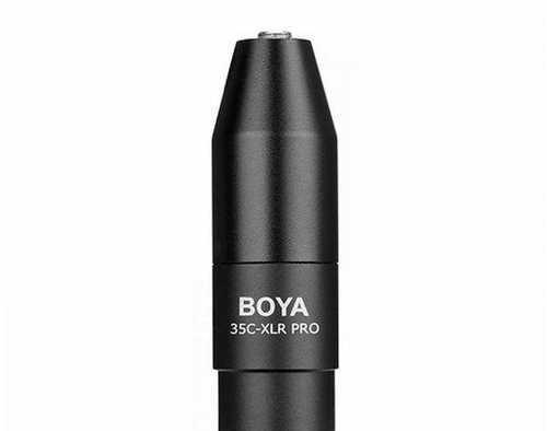 Адаптер Boya 35C-XLR PRO Mini-Jack 3.5 мм (мама)