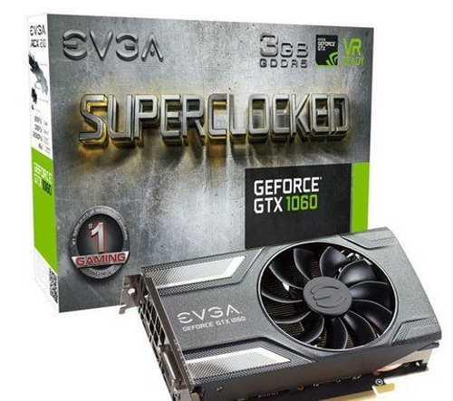 Видеокарта Evga GTX1060 3Gb