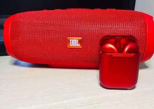 Беспроводные наушники + Портативная колонка JBL