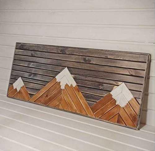 Панно из дерева,картина деревянная,постер, украшен