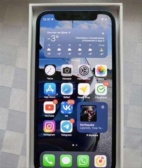 Телефон iPhone 12 mini 64GB Blue