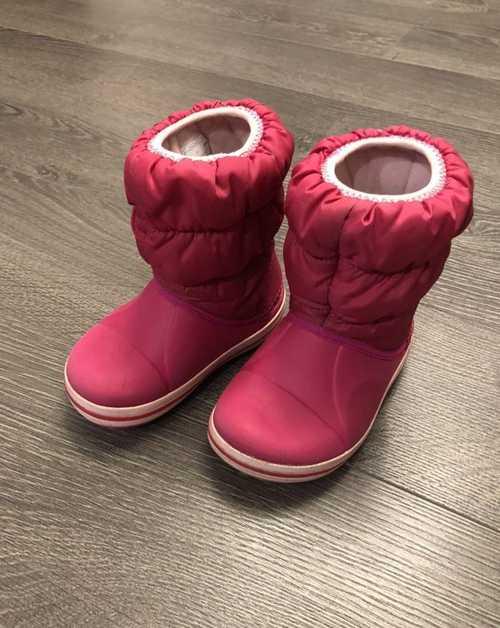 Сапоги зимние Crocs, p. C7 (24) 14см