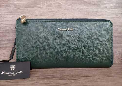 Massimo Dutti новый женский кошелёк кожа оригинал