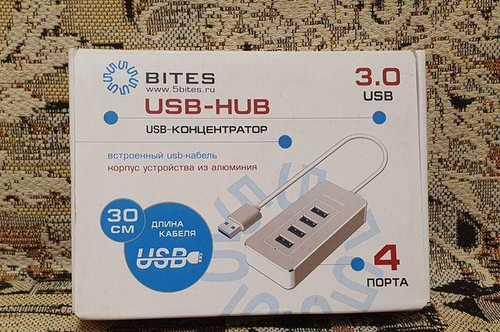 Новый USB-хаб 5bites HB34-308SL, 4 x USB3.0