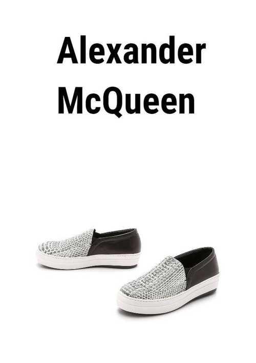 Качественные слипоны от бренда Alexander McQueen