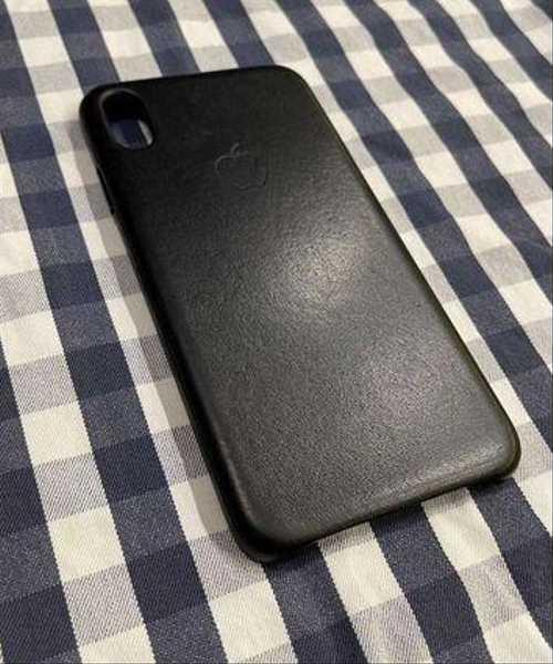 Чехол Apple Leather Case для iPhone Xs Max