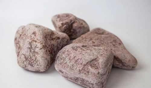 Банный камень Кварцит малиновый