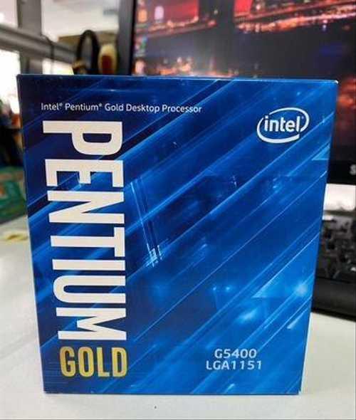 Новый BOX 1151v2 Pentium Gold G5400 3,7 ghz