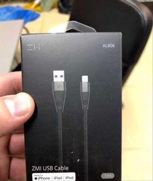 Кабель USB/Lightning Xiaomi ZMI MFi 100 см AL806