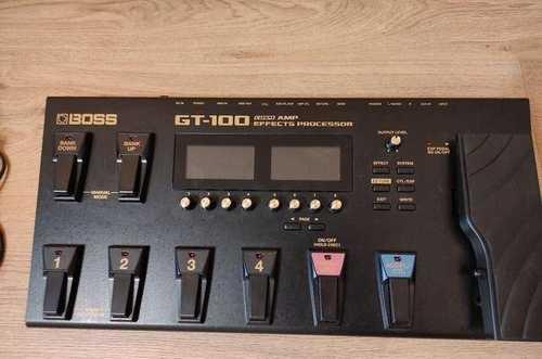 Обзор гитарный процессор boss gt 100