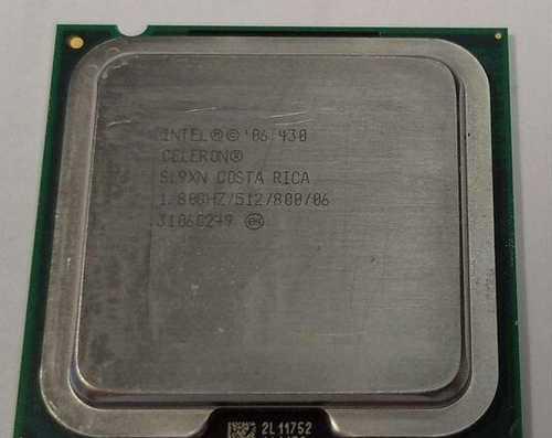 Процессор Intel Celeron 430, 1,8 GHz (SL9XN)