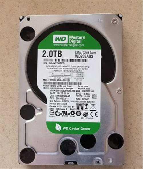 Жесткий диск Western Digital 2 Тб (wd20eads)