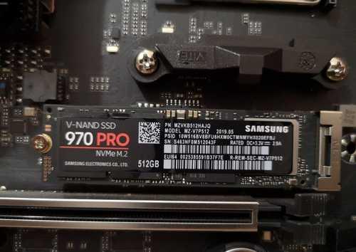SSD M.2 накопитель Samsung 970 PRO 512 гб