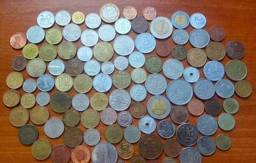 Иностранные набор 104 монеты