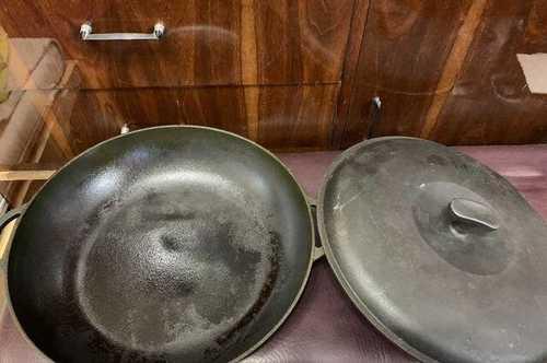 Чугунная сковорода жаровня Ситон 340мм