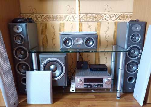 Комплект акустики JBL Northridge и ресивер Pioneer