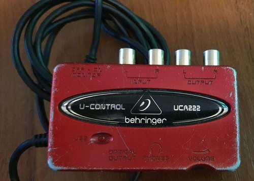 Внешняя звуковая карта Behringer UCA222