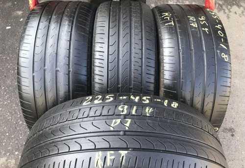 Летние шины R18 225 45 255 40 Pirelli CinturatoP7